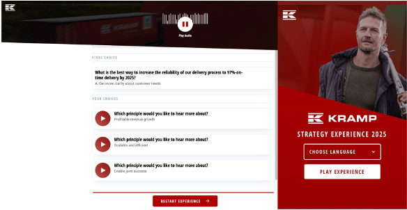 Fresh Game Studio | Kramp - Strategy Experience - Fresh Game Studio